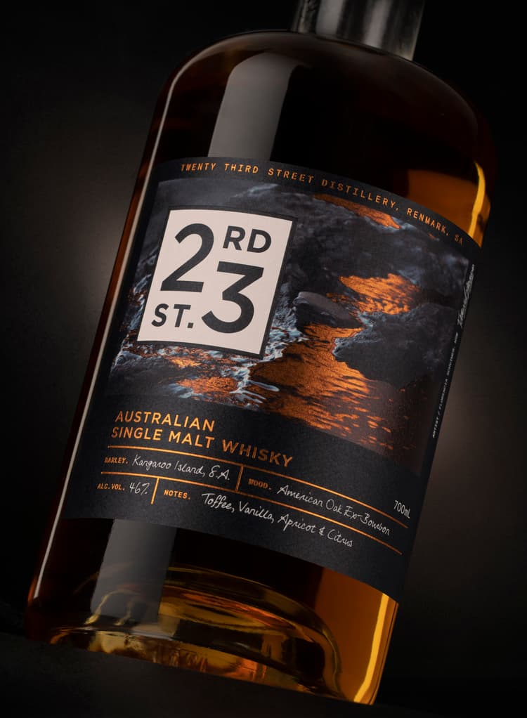23rd Street Distillery - Australian Single Malt Whisky - Multi-Color ...
